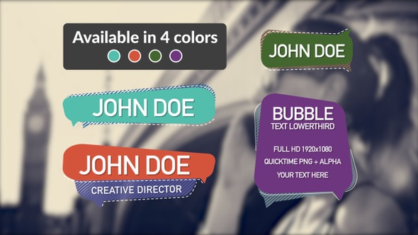 Fancy Lower Thirds, Motion Graphics | VideoHive