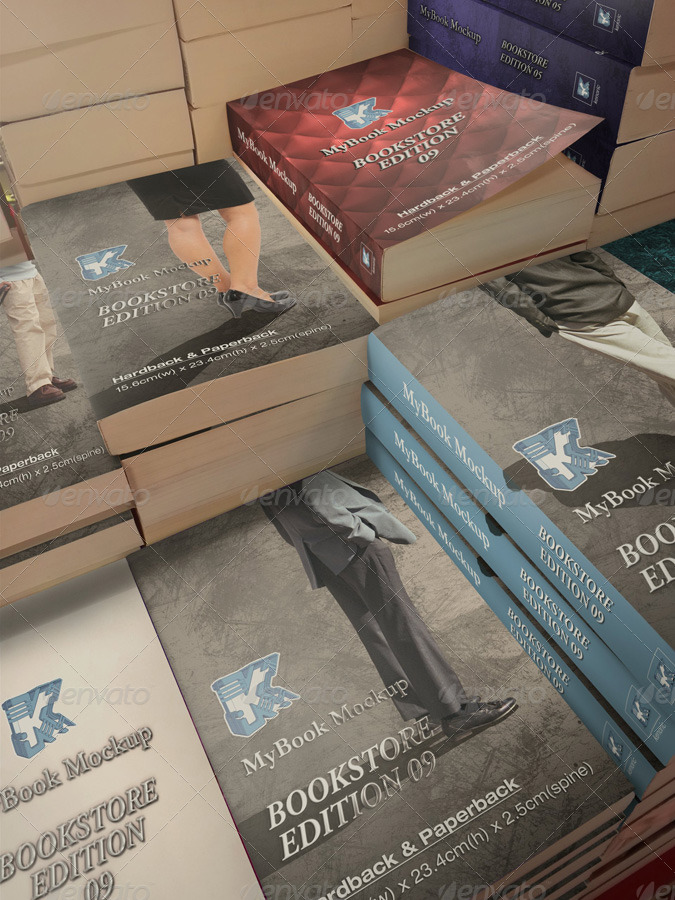 Bookstore Edition 09 Mock-up, Graphics | GraphicRiver