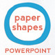 Paper Shapes Powerpoint Presentation Templates, Presentation Templates