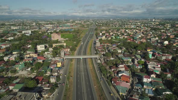 Road Junction in Manila Philippines, Stock Footage | VideoHive