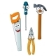 Happy and Joyful Work Tools, Vectors | GraphicRiver