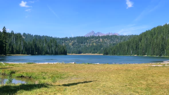 Todd Lake, Oregon panorama, Stock Footage | VideoHive