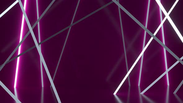 Glowing led line lights, Motion Graphics | VideoHive