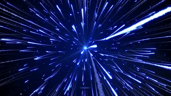 Beaming Blue Lights, Motion Graphics | VideoHive
