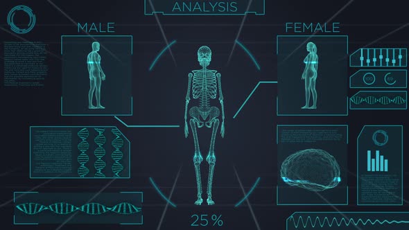 Futuristic Medical Screen Scan by DC_Studio | VideoHive