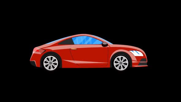 Car Red 4k, Motion Graphics | VideoHive