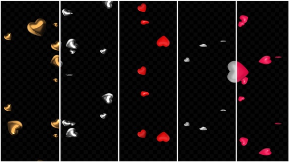 Heart Loop Overlays, Motion Graphics | VideoHive