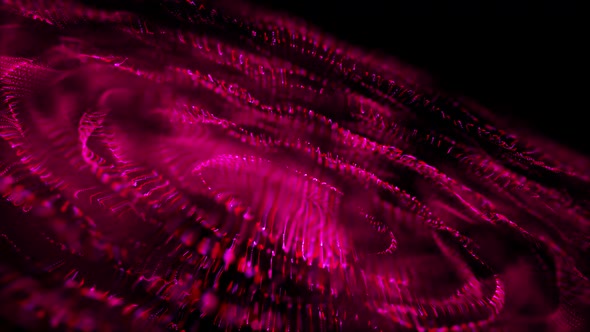 Abstract Pink Circle Particles HD, Motion Graphics | VideoHive