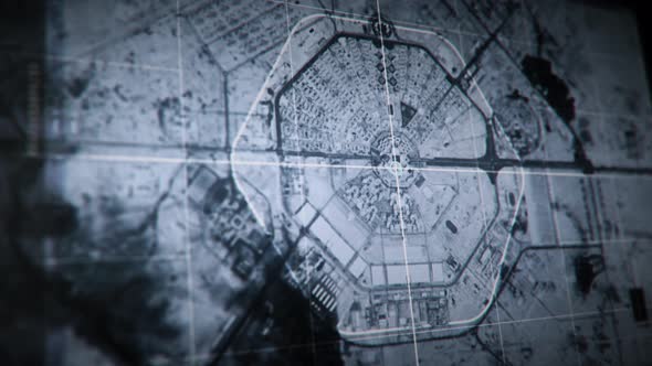 Modern Military Aerial Drone Establishes Surveillance Over Target Army ...