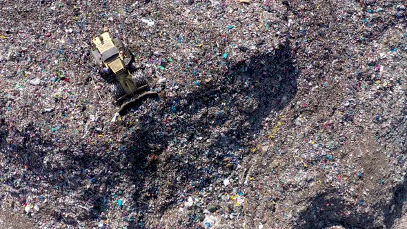 Flying Over a Waste Garbage Dump, Stock Footage | VideoHive