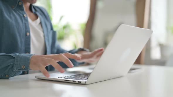 Hands of Man Typing on Laptop Aggressively Anger, Stock Footage | VideoHive