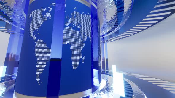World News Digital Blue Background 4K, Motion Graphics | VideoHive