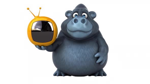 Fun 3D cartoon astronaut walking and presenting by julost | VideoHive