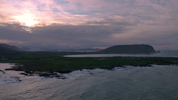 Aerial View Tullagh Bay Inishowen County Donegal Republic Ireland ...