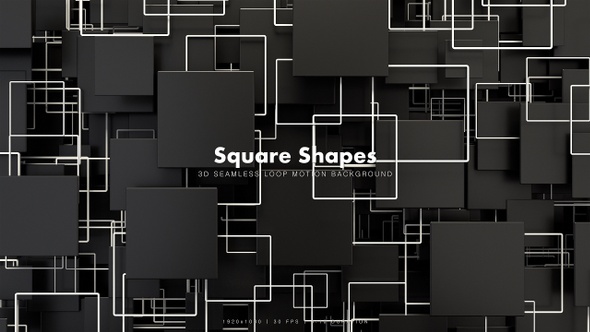 Square Shapes Motion 40, Motion Graphics | VideoHive