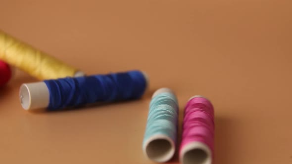 Colorful threads falling in slow motion, Stock Footage | VideoHive