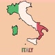 Italy Cartoon Map, Motion Graphics | VideoHive