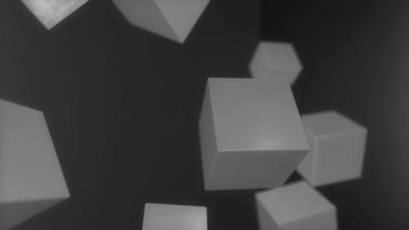 Abstract 3D animation of cubes, Motion Graphics | VideoHive