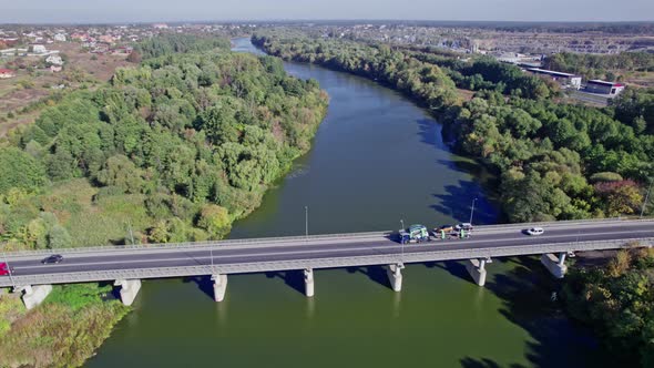 Car Driving Over Bridge, Stock Footage | VideoHive