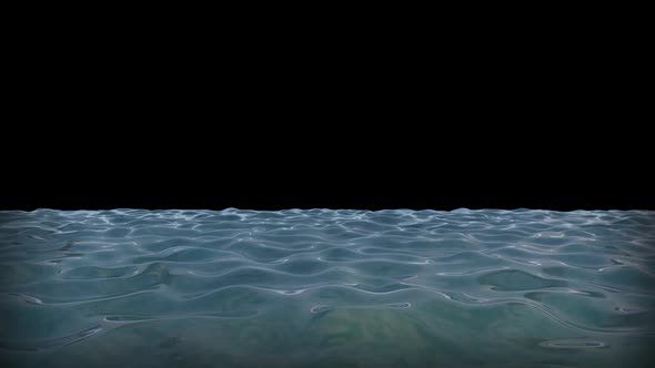 Animated water loop effect on black background, Motion Graphics | VideoHive