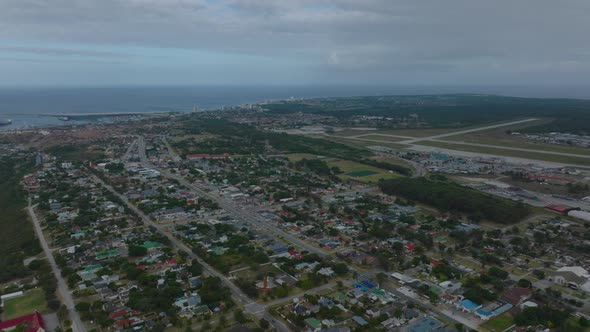 Aerial Panoramic Footage of Residential Walmer Borough Near ...