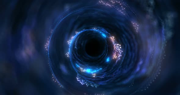 4K animated background loop with audio elements. 3D abstract digital ...