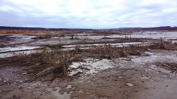 Dead earth destroyed by human development. , Stock Footage | VideoHive