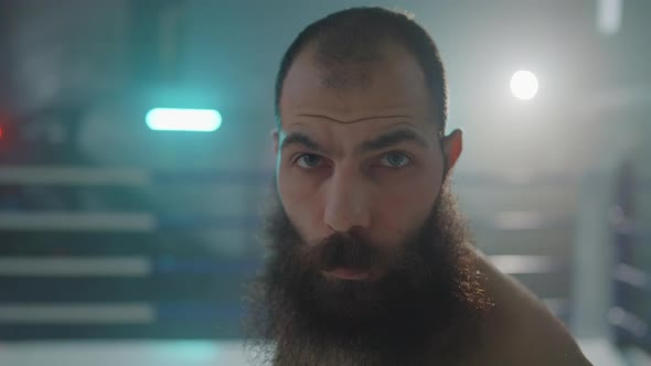 Bearded Fighter, Stock Footage | VideoHive