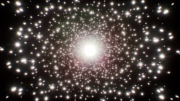 Glitter Stardust Particles Rotation Loop 4K, Motion Graphics | VideoHive