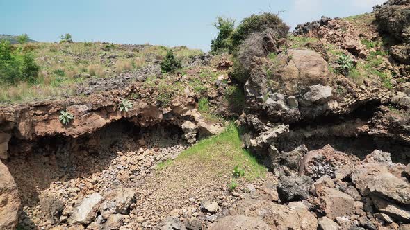 Ground Layers with Spontaneous Natural Collapse, Stock Footage | VideoHive
