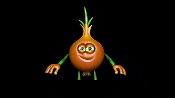 Onion Promotion Ads Looped Animation with Alpha Channel and Shadow ...