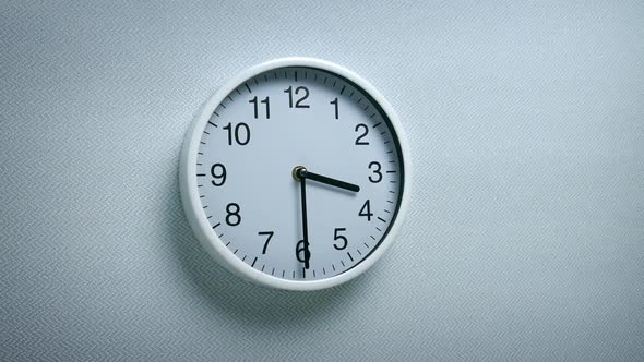 3.30 Clock On Wall, Stock Footage | VideoHive