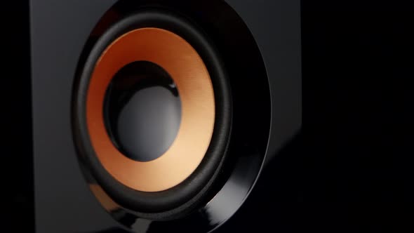 Speaker Pumping. Closeup, Stock Footage | VideoHive