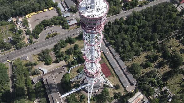 Kyiv, Ukraine: TV Tower, Aerial View, Stock Footage | VideoHive