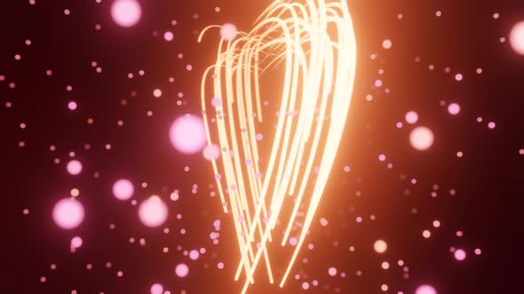 Rotating Motion of Love Shape Heart, Motion Graphics | VideoHive
