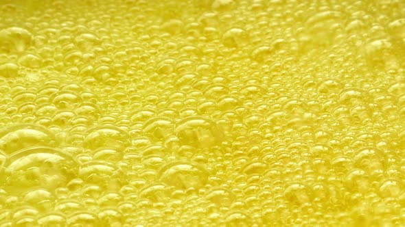 Bubbling Yellow Soda Drink, Stock Footage | VideoHive