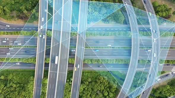 Smart traffic big Data concept, Stock Footage | VideoHive