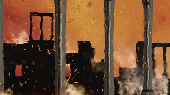 Ancient Rome Burning To The Ground, Motion Graphics | VideoHive