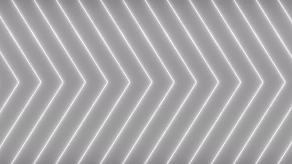 White Color Glowing Neon Line Moving Background Animation, Motion Graphics