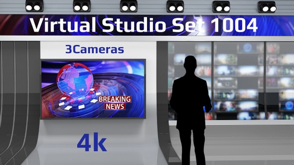 Virtual Studio Set 1004, Motion Graphics | VideoHive