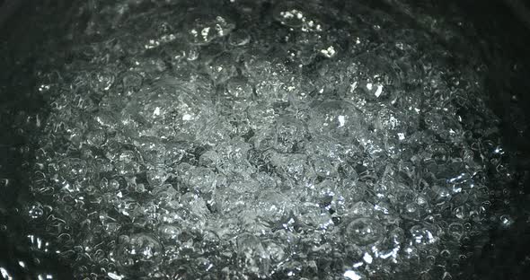 Hot Boiling Water in a saucepan, Slow motion 4K, Stock Footage | VideoHive