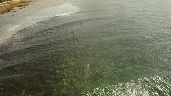 Surf Spot on the Island of Siargao Called Cloud 9, Stock Footage ...