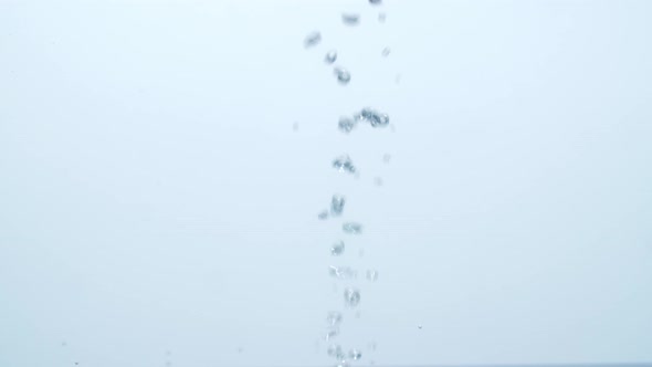 Water Bubbles Going Up In White Background, Stock Footage | VideoHive