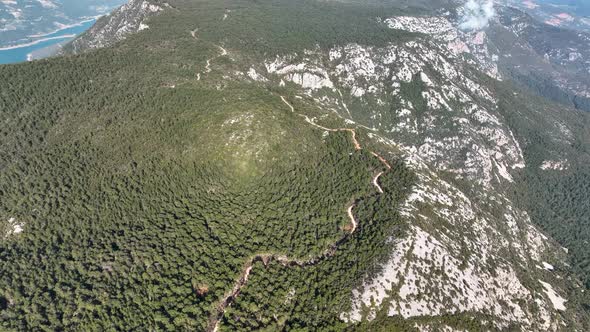 Mountain ranges in Turkey Aerial view 4 K, Stock Footage | VideoHive