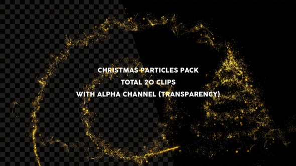 Christmas Particles Pack, Motion Graphics | VideoHive