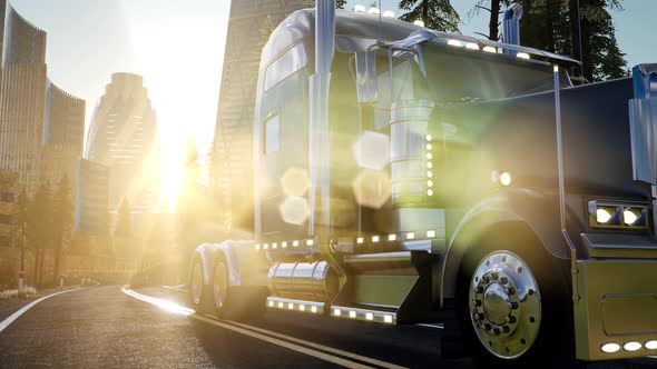 Truck on the Road, Motion Graphics | VideoHive