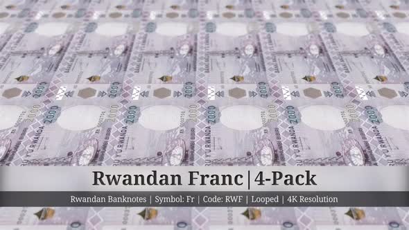 Rwandan Franc | Rwanda Currency - 4 Pack | 4K Resolution | Looped ...