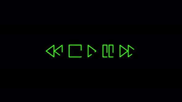 Video Player Cursor Seamless Animation 4K Video Play Button., Motion ...