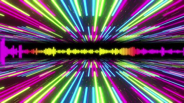 Colorful Audio Spectrum Hd , Motion Graphics | VideoHive