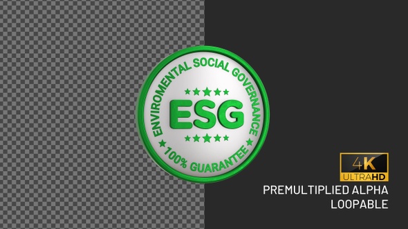 ESG Badge, Motion Graphics | VideoHive